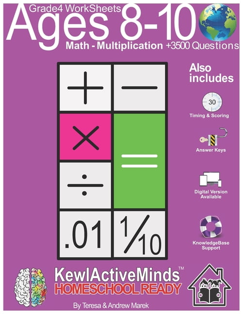 Grade 4 Worksheets - Homeschool Ready Grade 4 Worksheets - Math ...