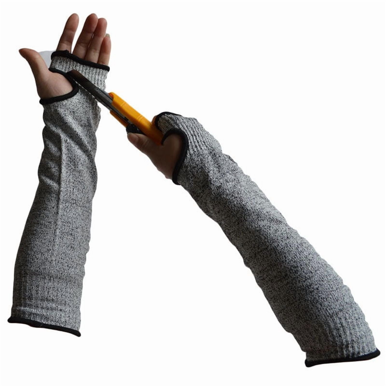 Grade 5 Anti-cutting Long Arm And Wrist Protection HPPE Anti-cutting ...