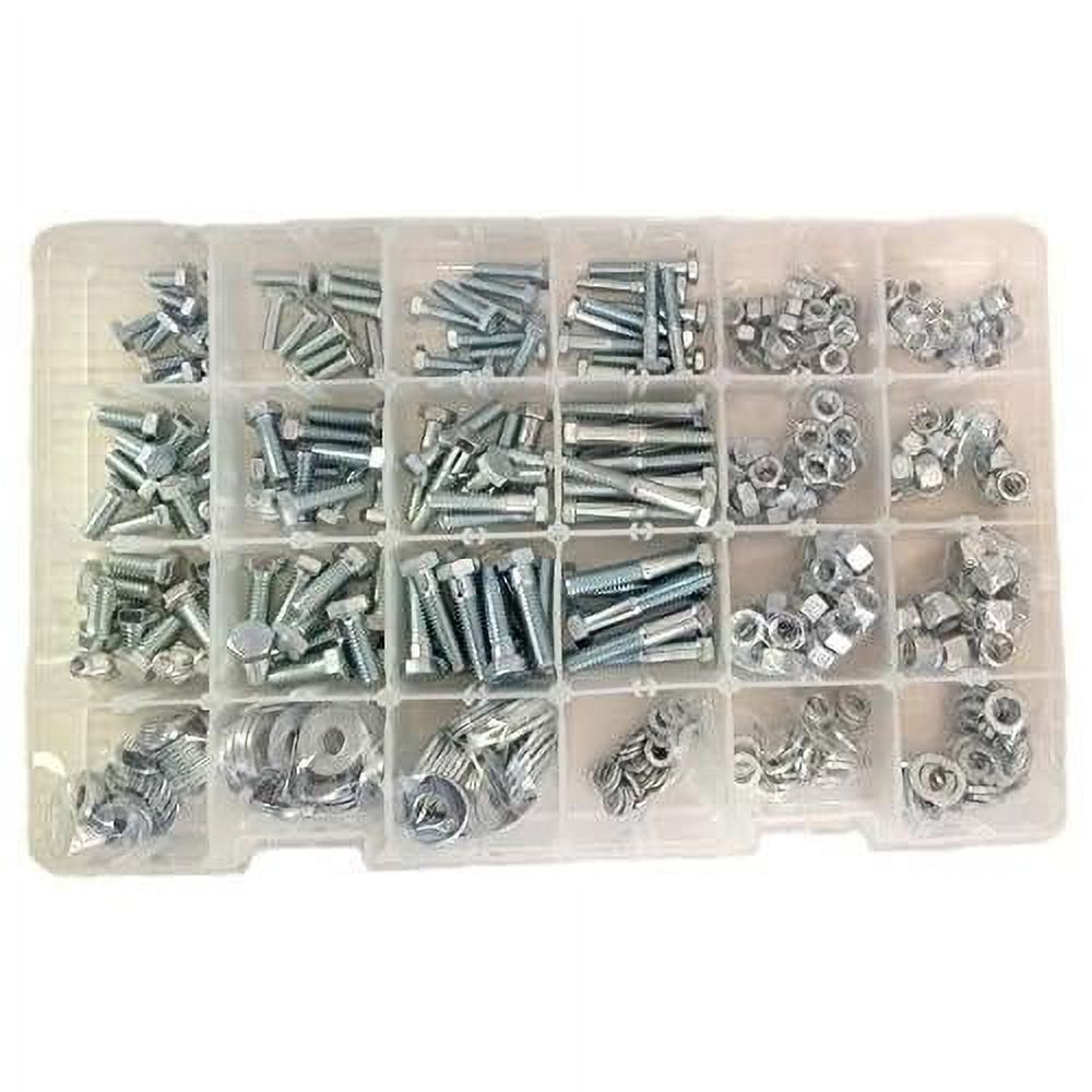 Grade 5 Master Hex Head Bolt Assortment Kit (175 Pieces) With Nut Bolt ...