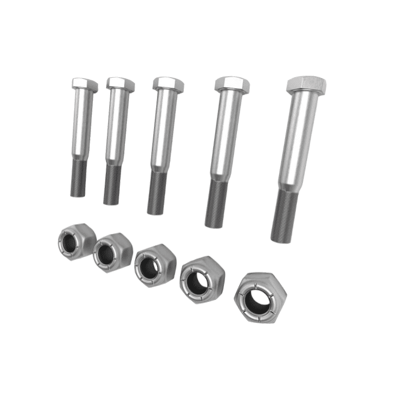 Grade 5 Shear Bolts 1/2" x 3-1/2" with Nylock Nuts - 5 Pack for Rotary ...