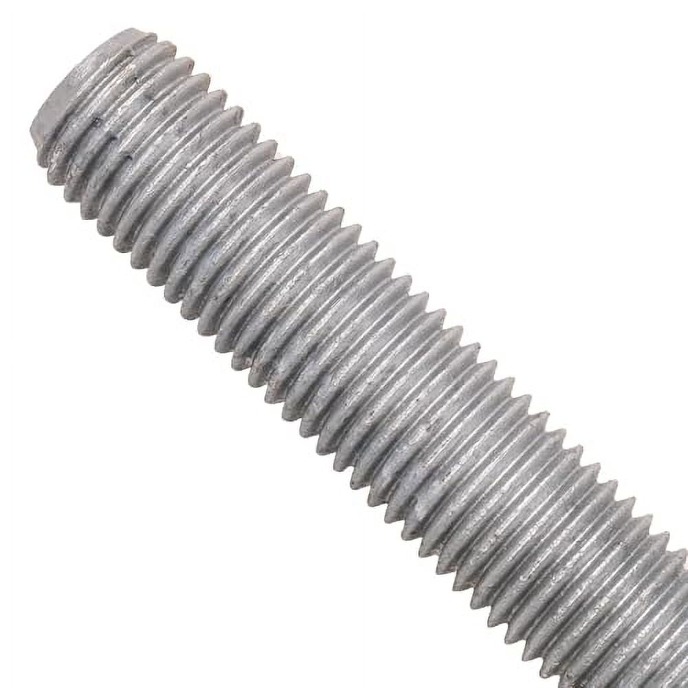 Grade 55 Threaded Rod (ASTM F1554), 1 1/4" Diameter, 7 Thread Size, 12 ...