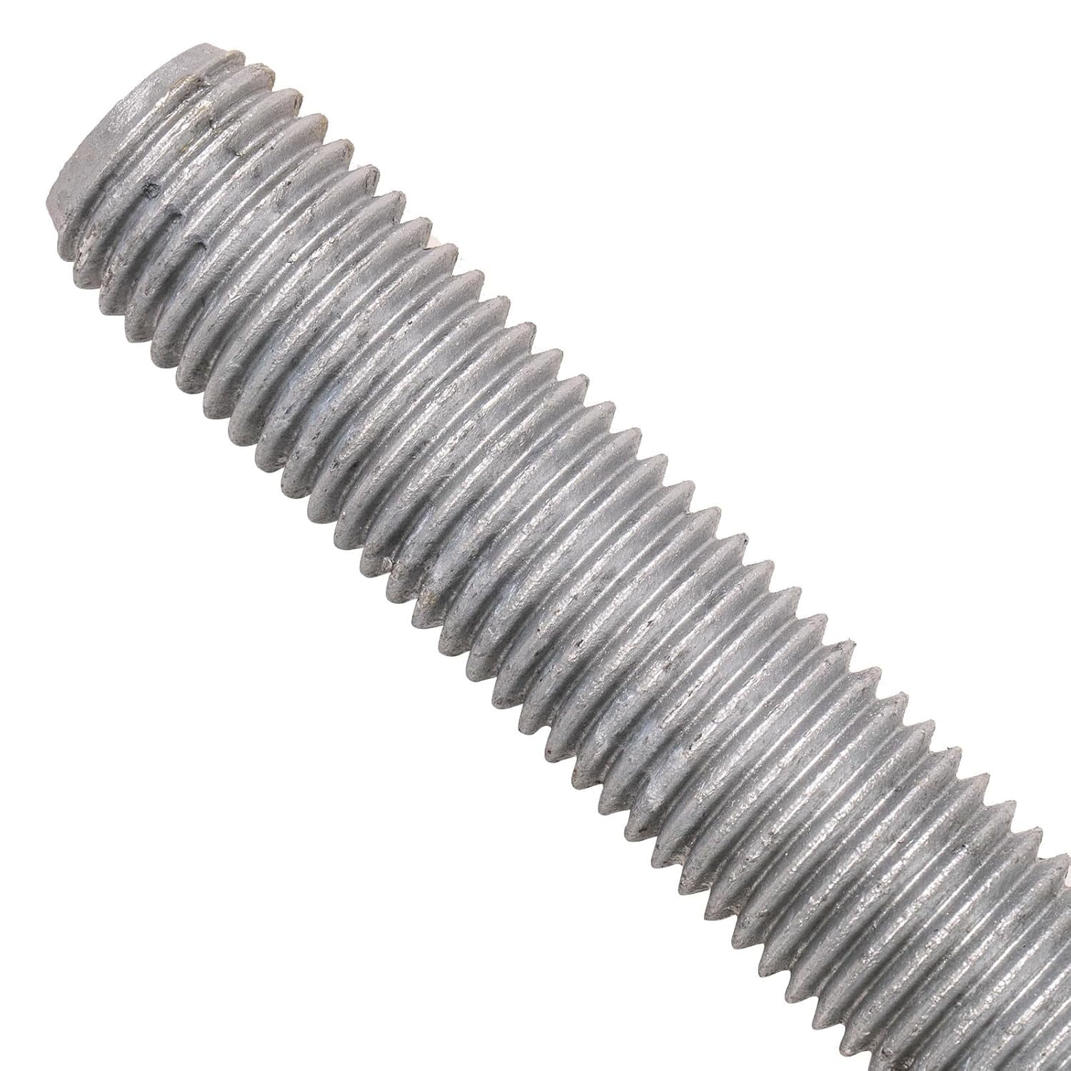 Grade 55 Threaded Rod (ASTM F1554), 1 1/4" Diameter, 7 Thread Size, 24 ...
