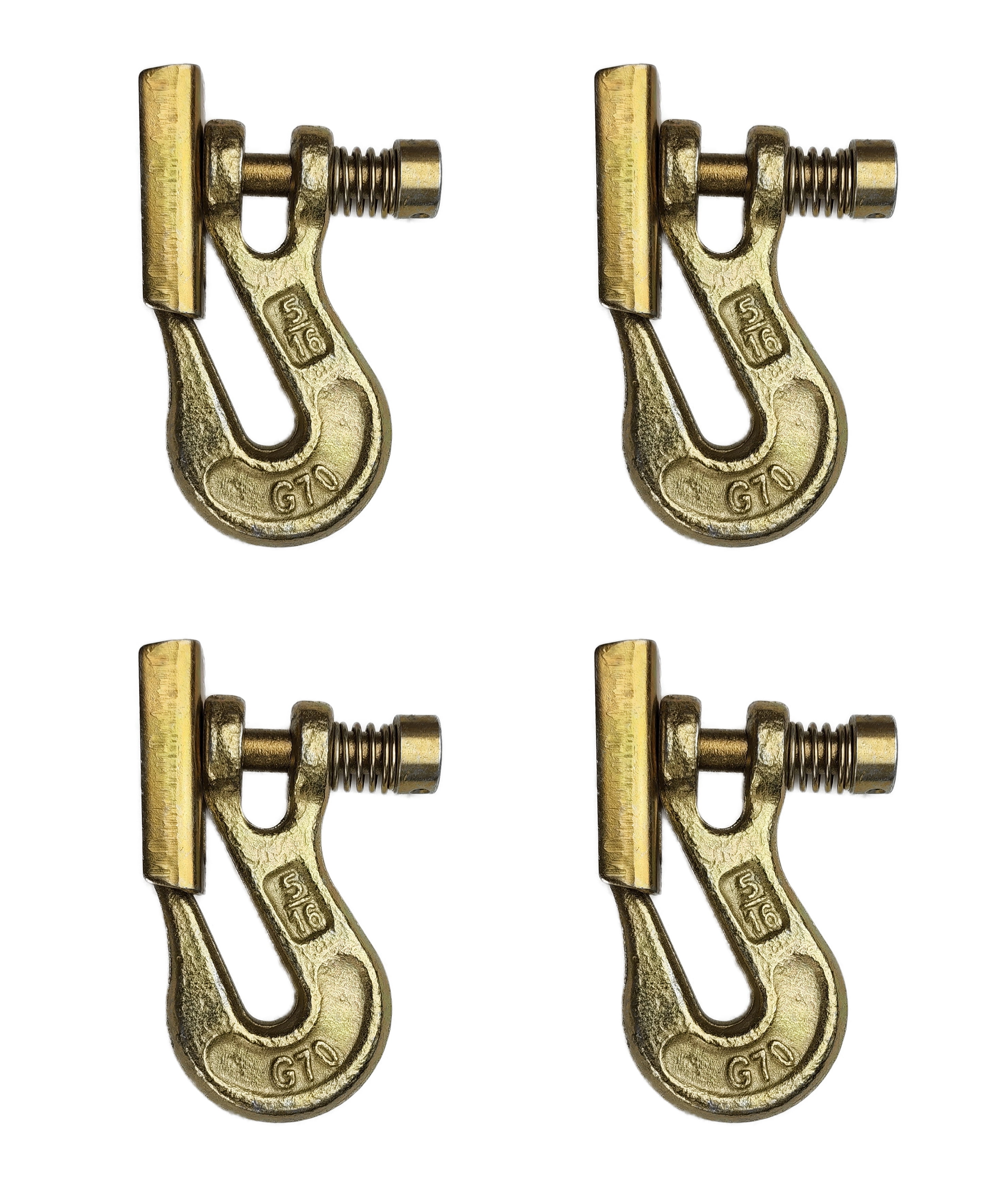 Grade 70 Pin Lock Clevis Grab Hook with Latch, for Tow Winch Trailer ...
