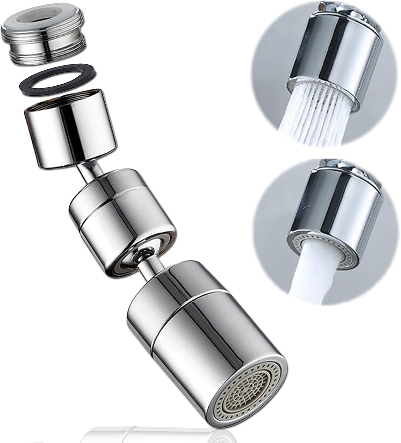 Grade 9 Metal Plated Faucet Aerators, Anti Splash Bubbler Tap Sprayer ...
