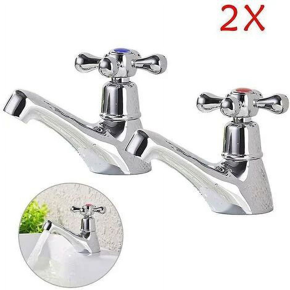 Grade A Solid Brass Tap Adaptor, Tap Faucet Sockets for Hot and Cold ...