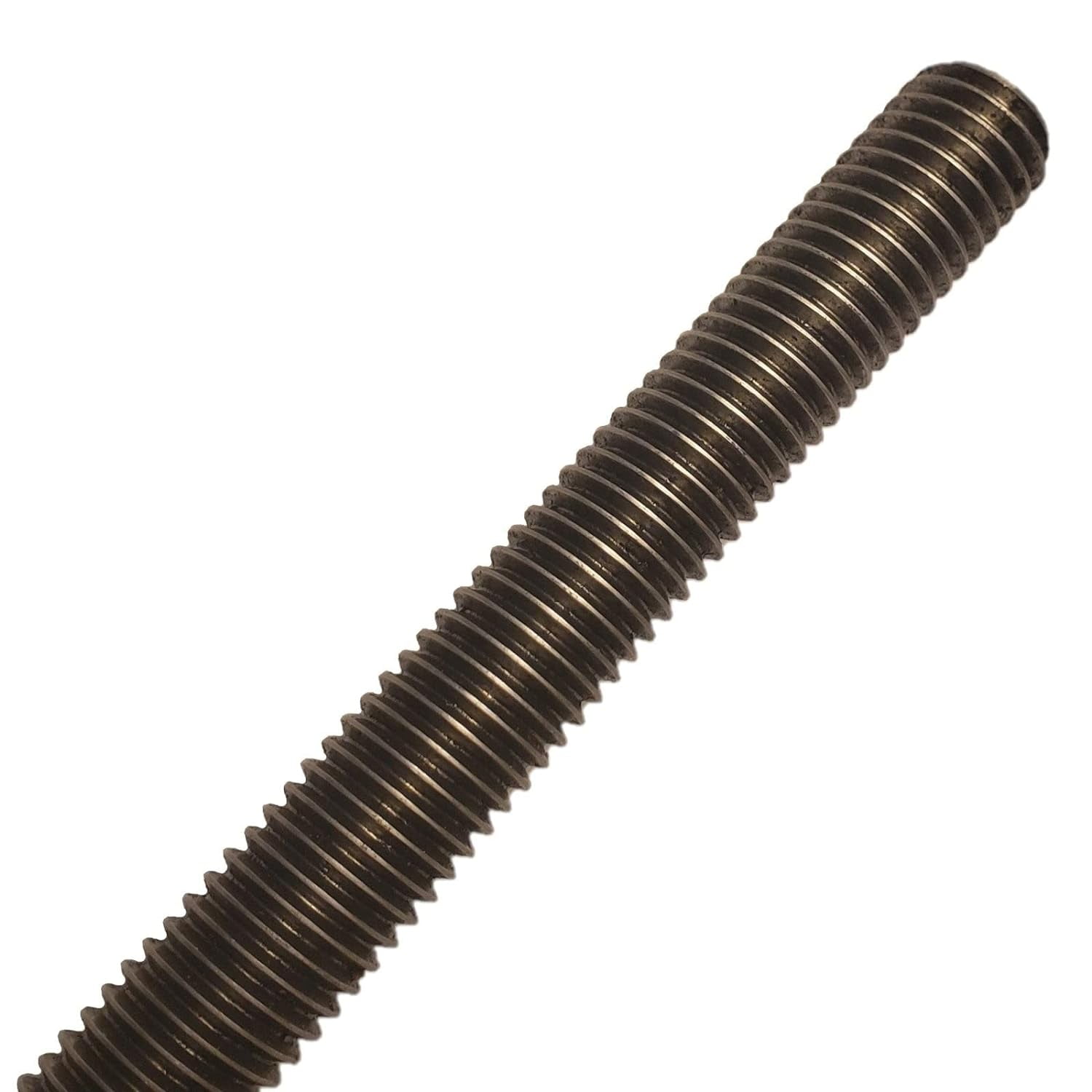 Grade B7 Coarse Fully Threaded Rod, Plain Finish, 1" -8 Thread Size, 24 ...
