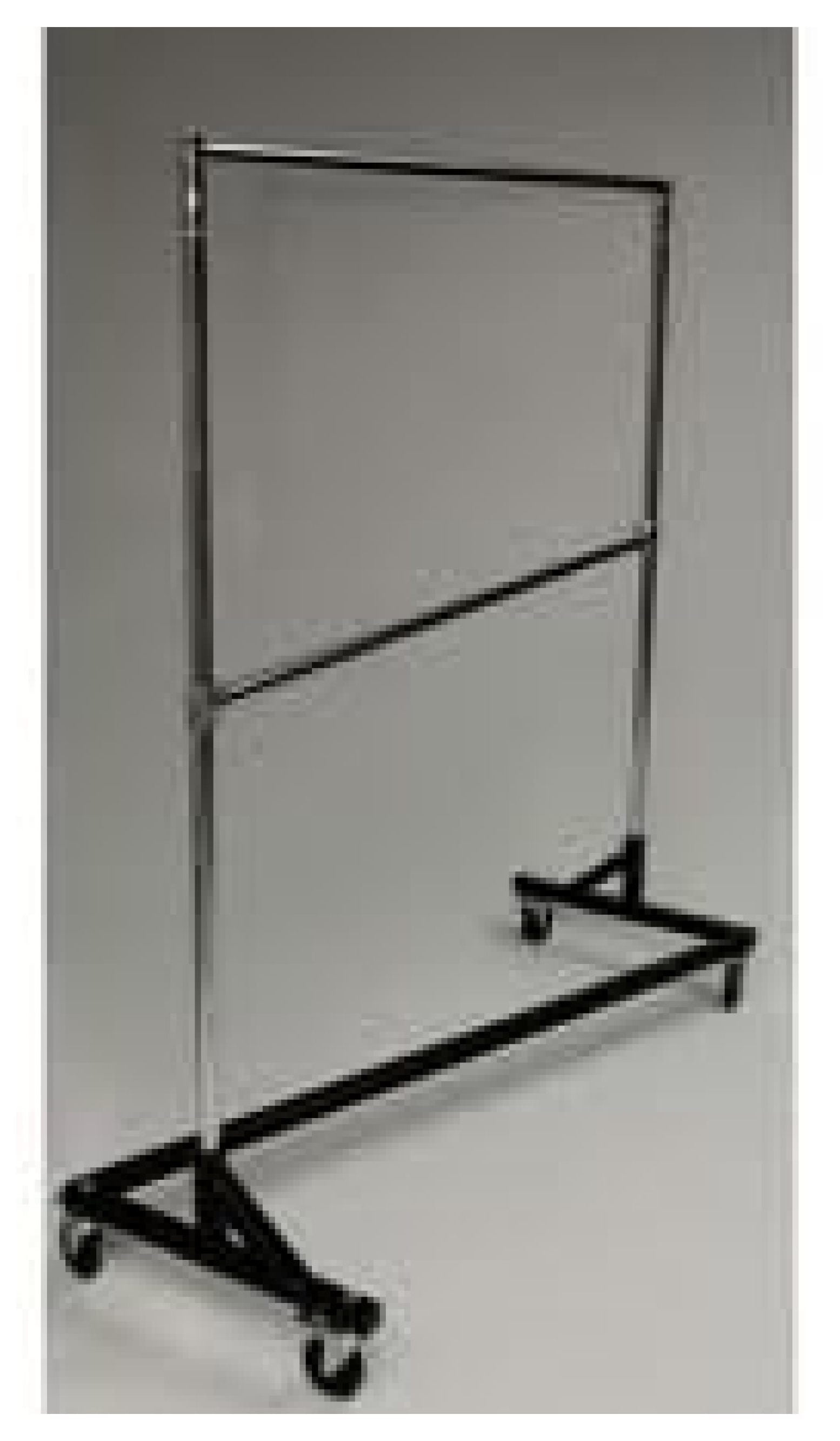 Grade Rolling Nesting Garment Clothing Z Rack, Black Base: 5 Ft ...