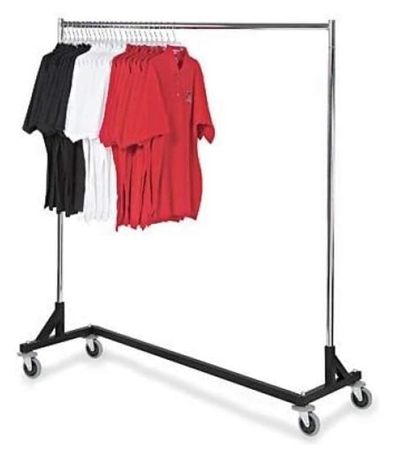 Grade Rolling Z Rack with Nesting Black Base - Walmart.com