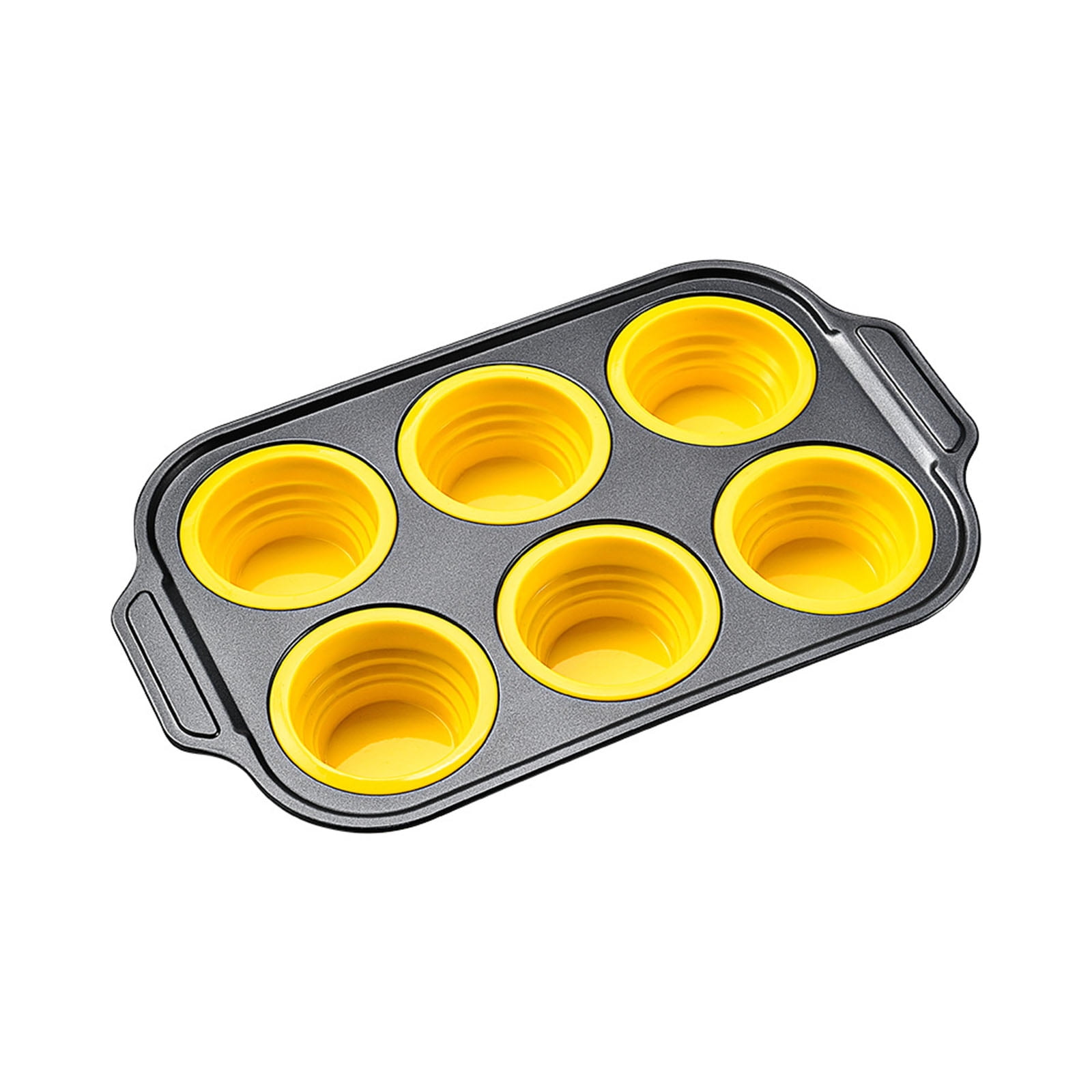 Grade Silicone Cupcake Molds 12 or 6 Cup Cake Molds Nonstick Pan for ...