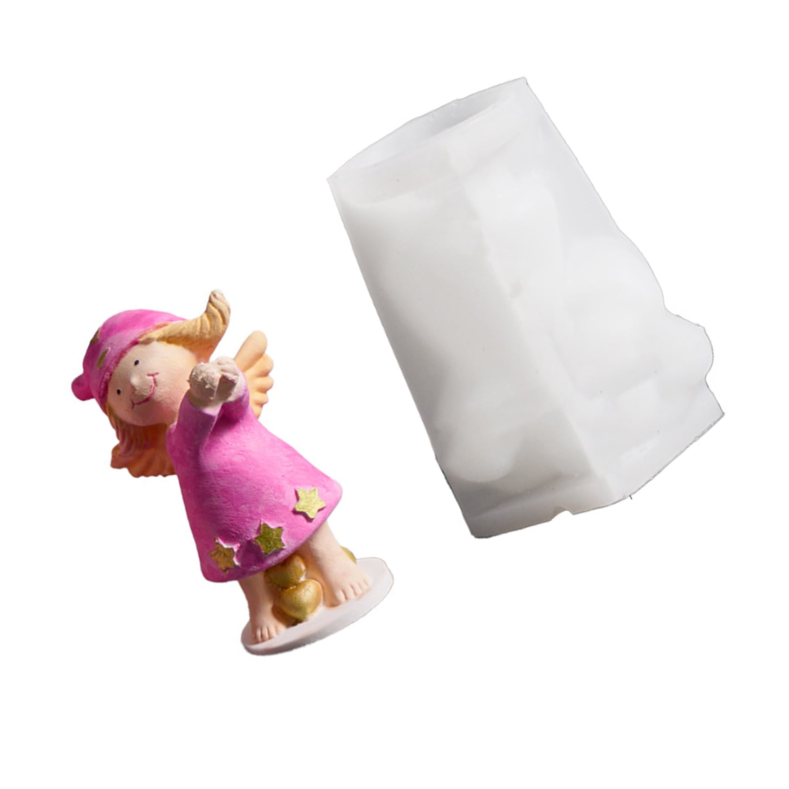 Grade Silicone Mould Depicting Sleep Angel Figure Ideal for Handmade ...