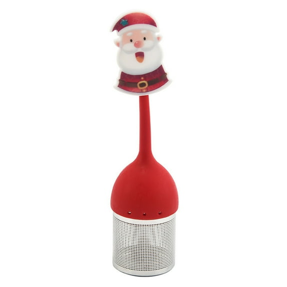 Grade Silicone Tea Infuser Christmas Series Reusable Tea Diffuser Tea ...