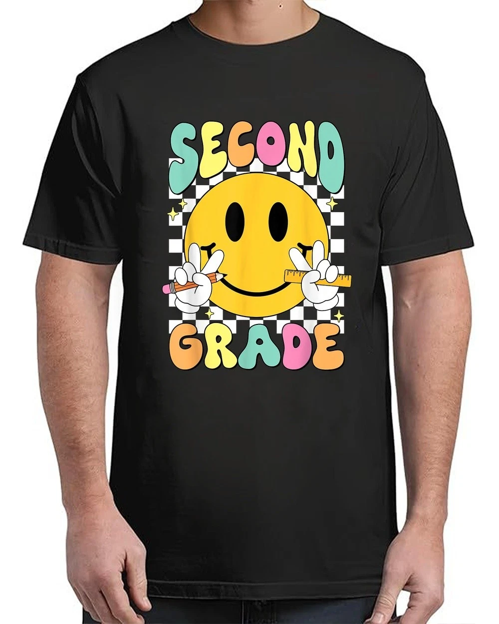 Grade Smile Face Back to School 2nd Grade T-Shirt Hot Unisex S-4XL ...