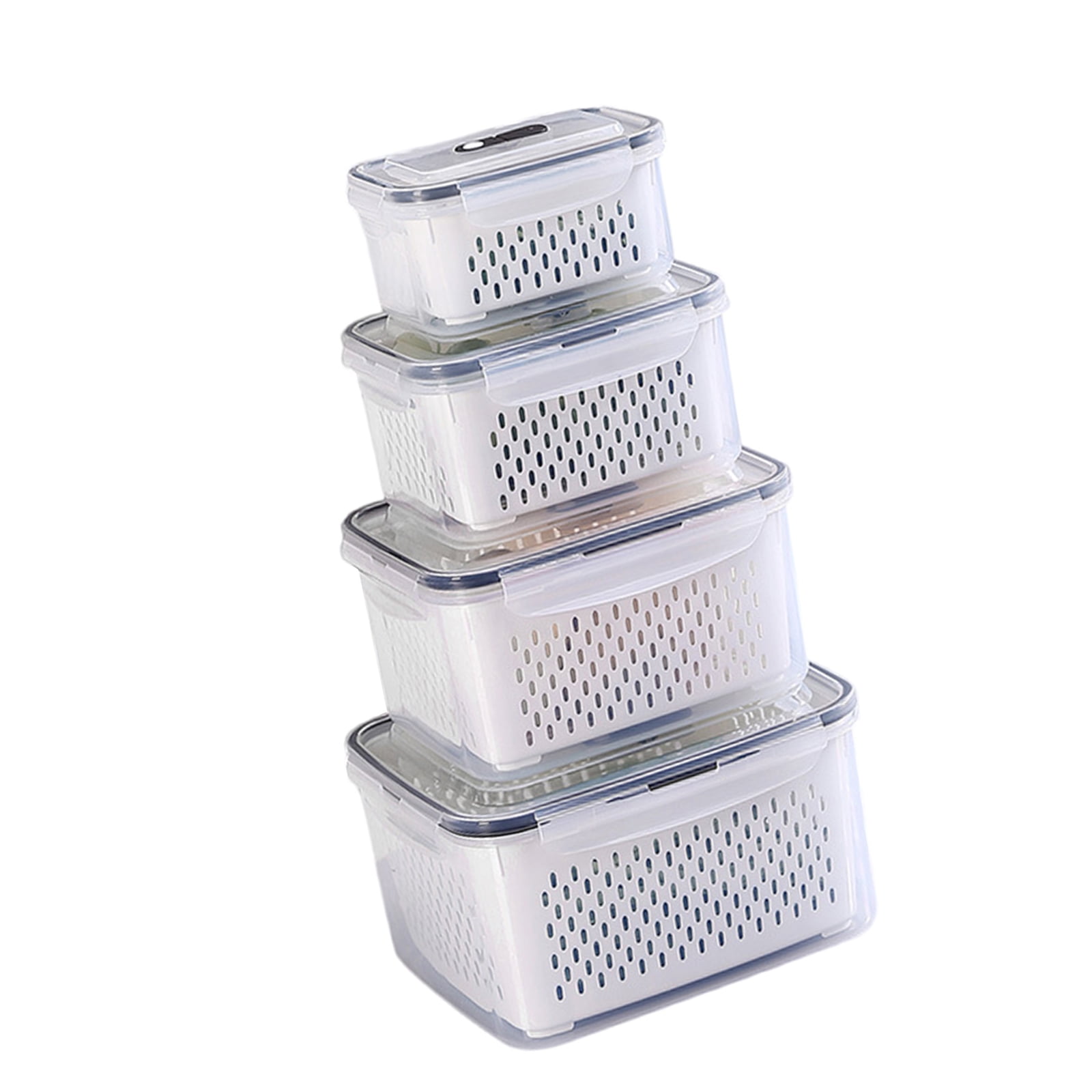 Grade Sturdy Plastic Container Convenient for Storing Fruits Vegetables ...