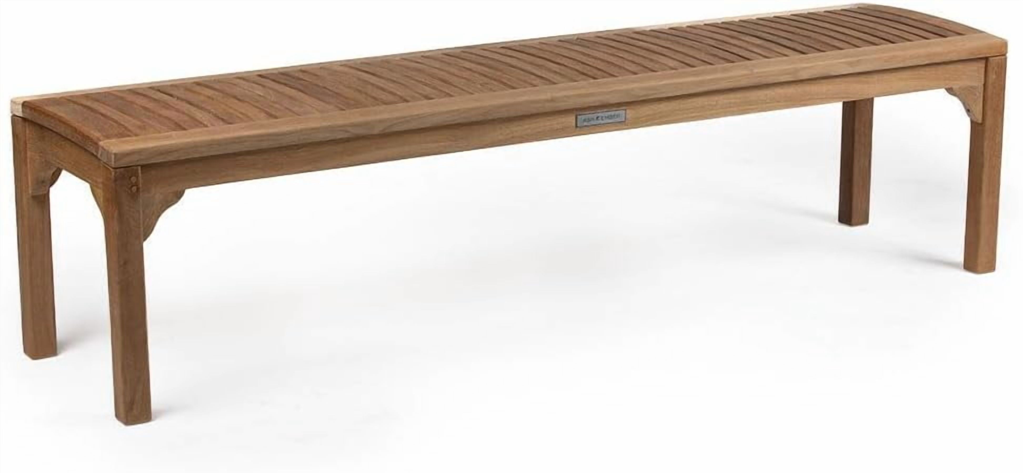 Grade A Teak 71" Marley Backless Outdoor Patio Bench, Spa or Garden ...