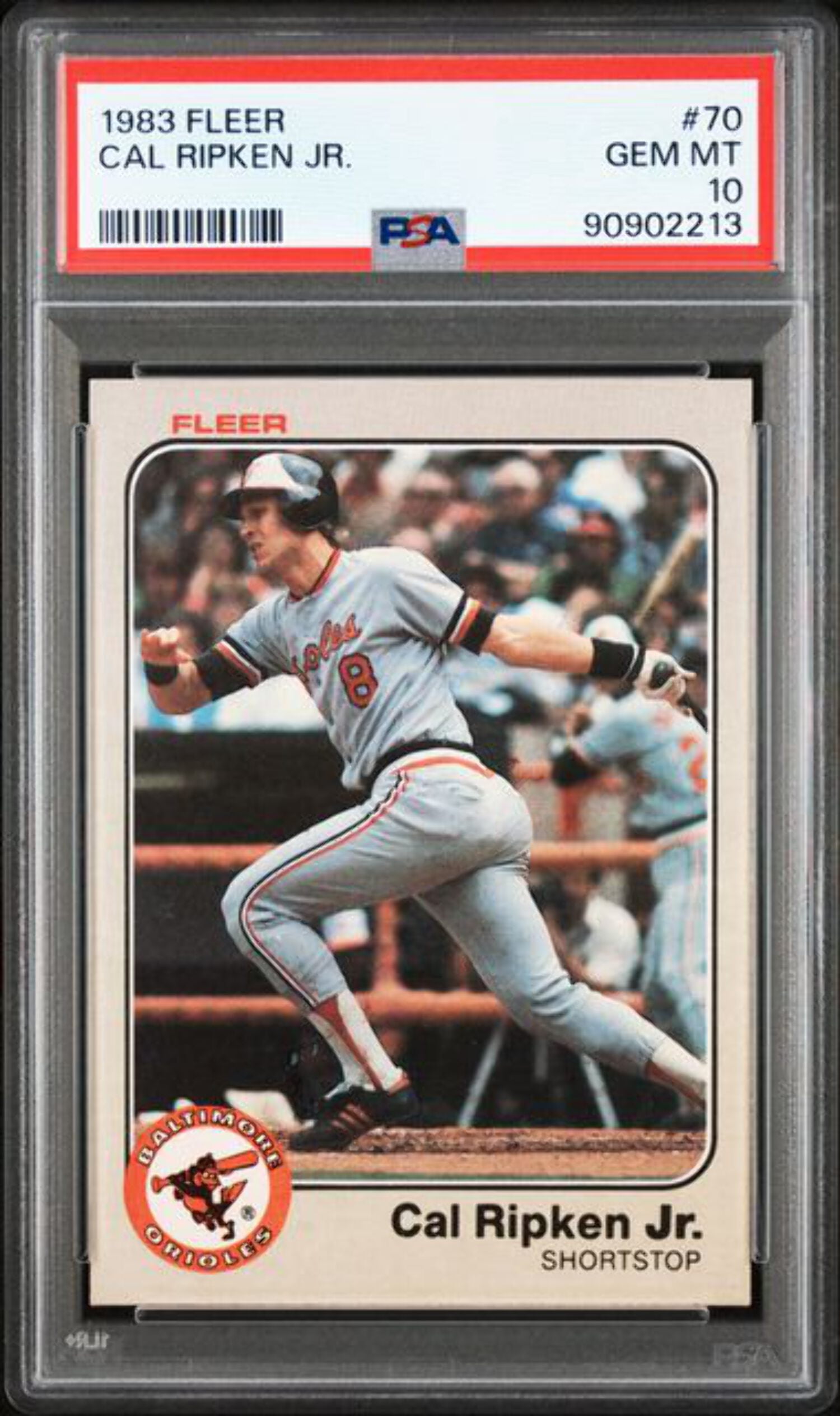 Graded 1983 Fleer Cal Ripken Jr. #70 2nd Year Baseball Card PSA 10 Gem Mint - Walmart.com