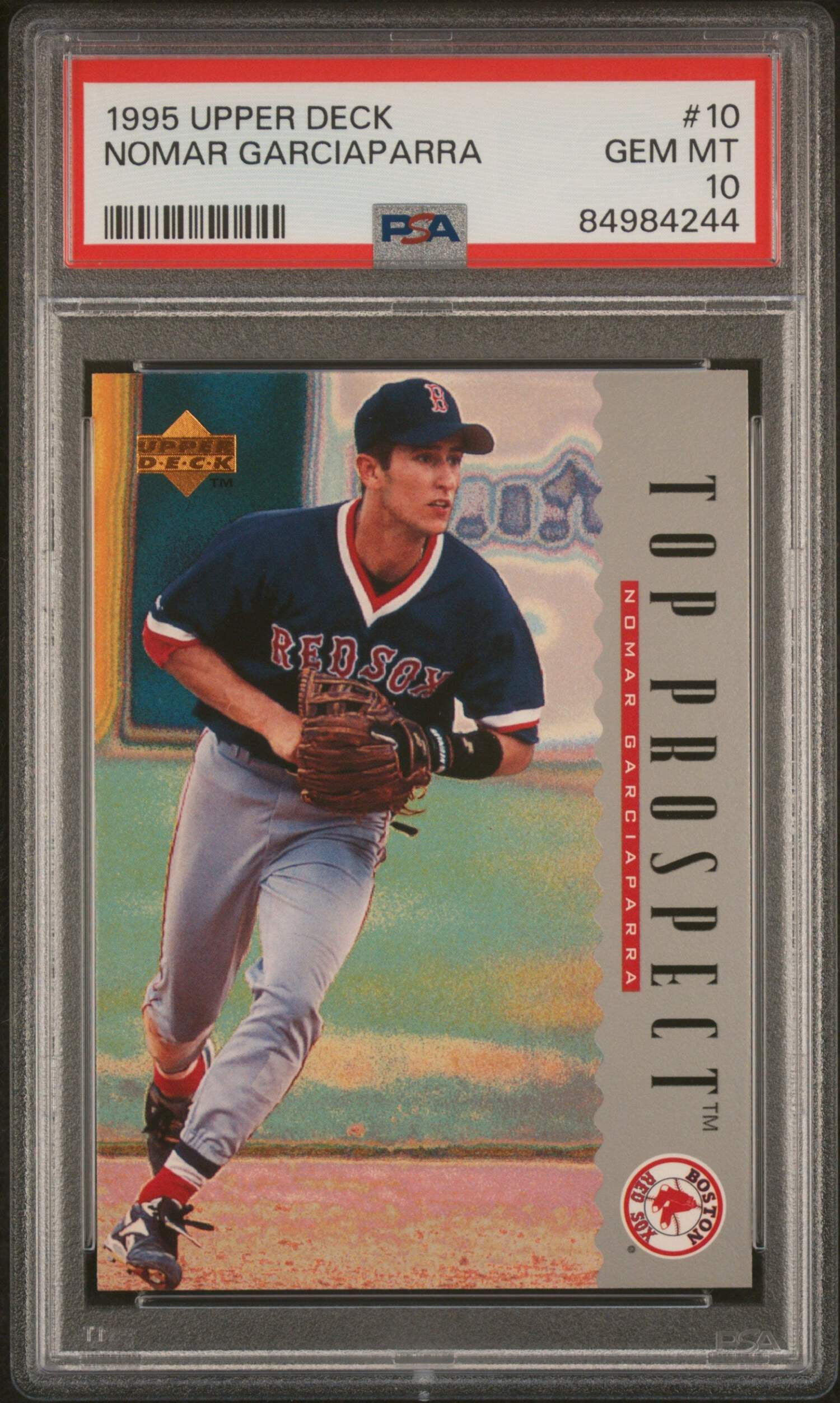 Graded 1995 Upper Deck Nomar Garciaparra #10 Rookie RC Baseball Card PSA 10 Gem Mint - Walmart ...