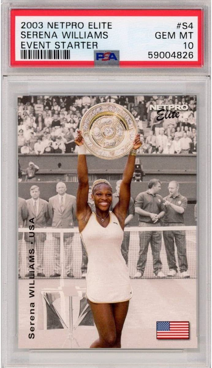Graded 2003 Netpro Elite Serena Williams #S4 Event Starter Rookie RC ...
