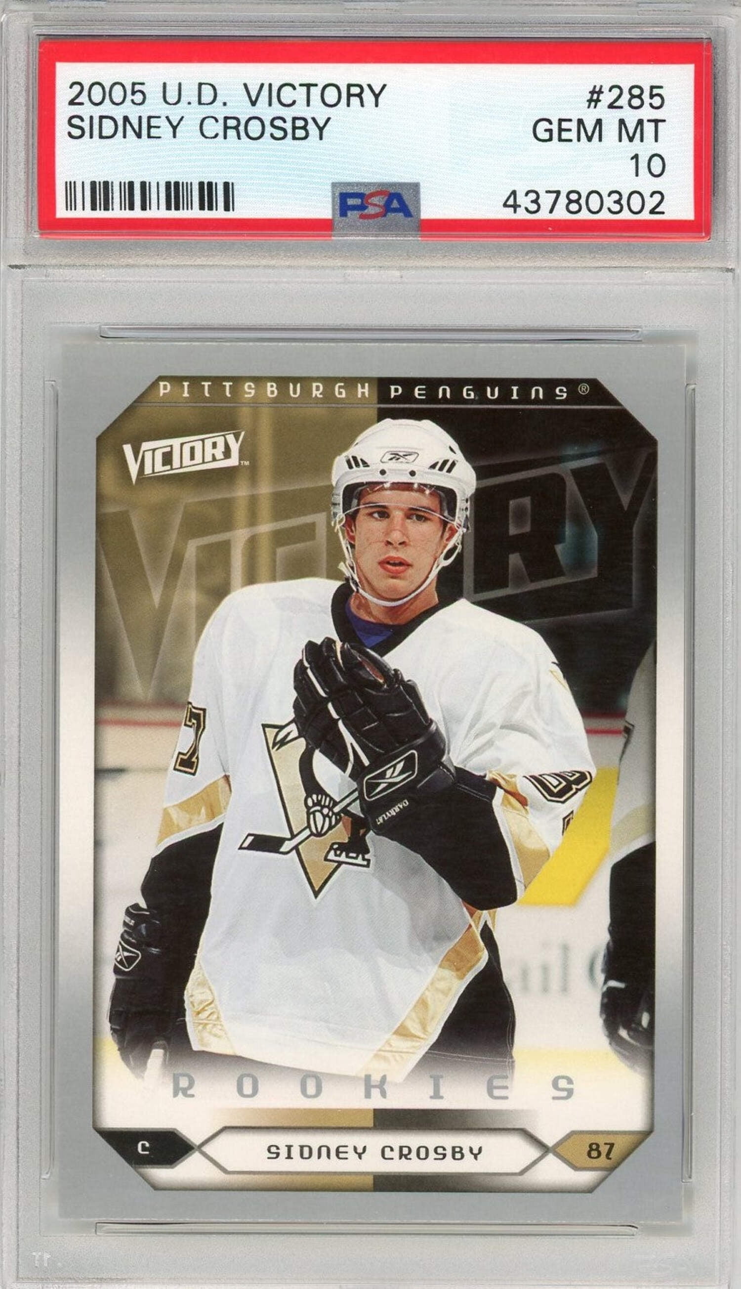 Graded 2005 Upper Deck UD Victory Sidney Crosby #285 Rookie Class RC ...