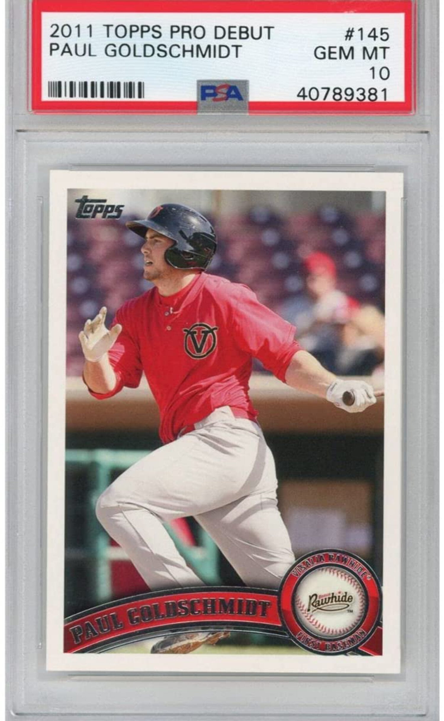Graded 2011 Topps Pro Debut Paul Goldschmidt #145 Rookie RC Baseball ...