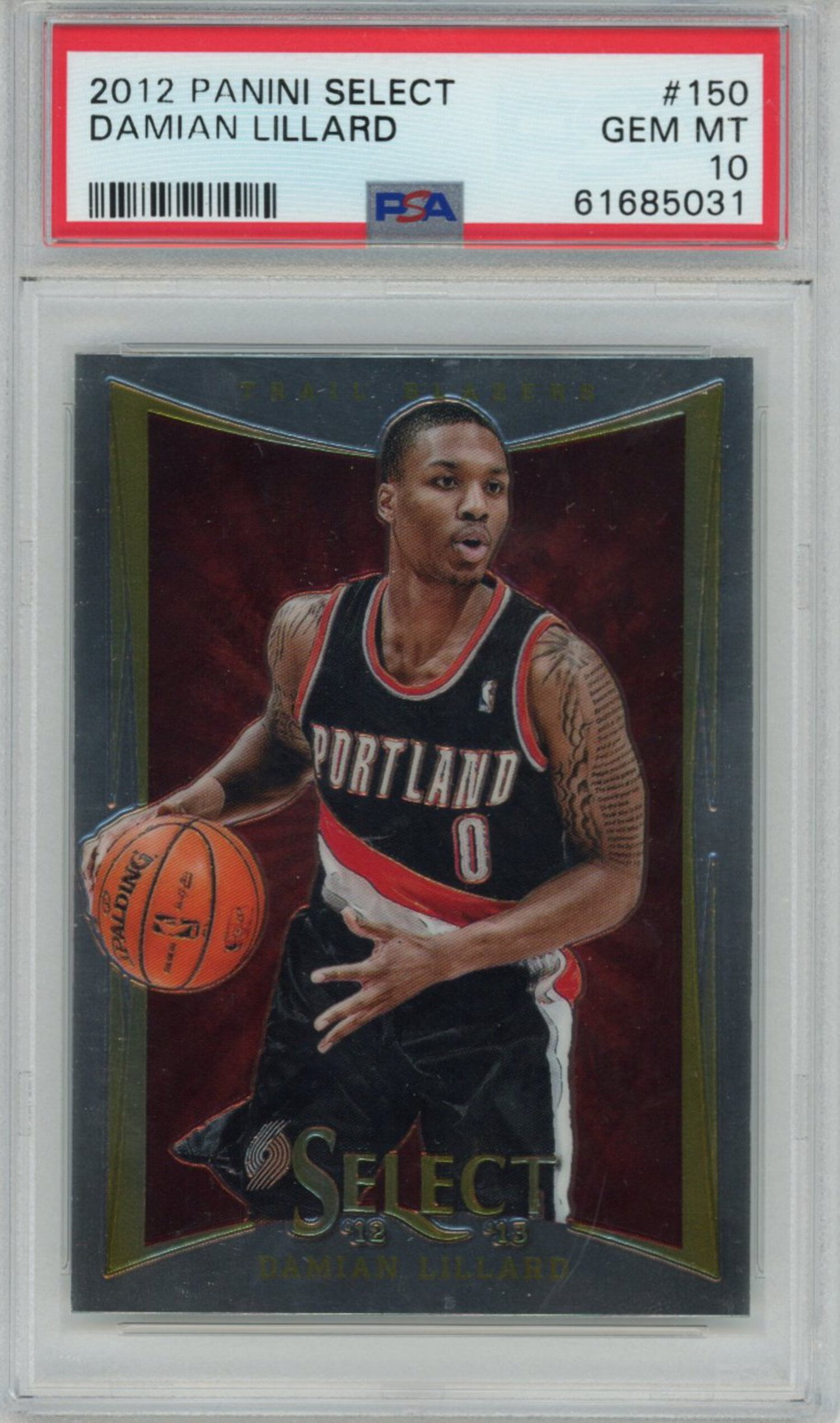 Lillard 2012-13 RC PSA 10 - Rare cards for ecommerce - Walmart Business ...