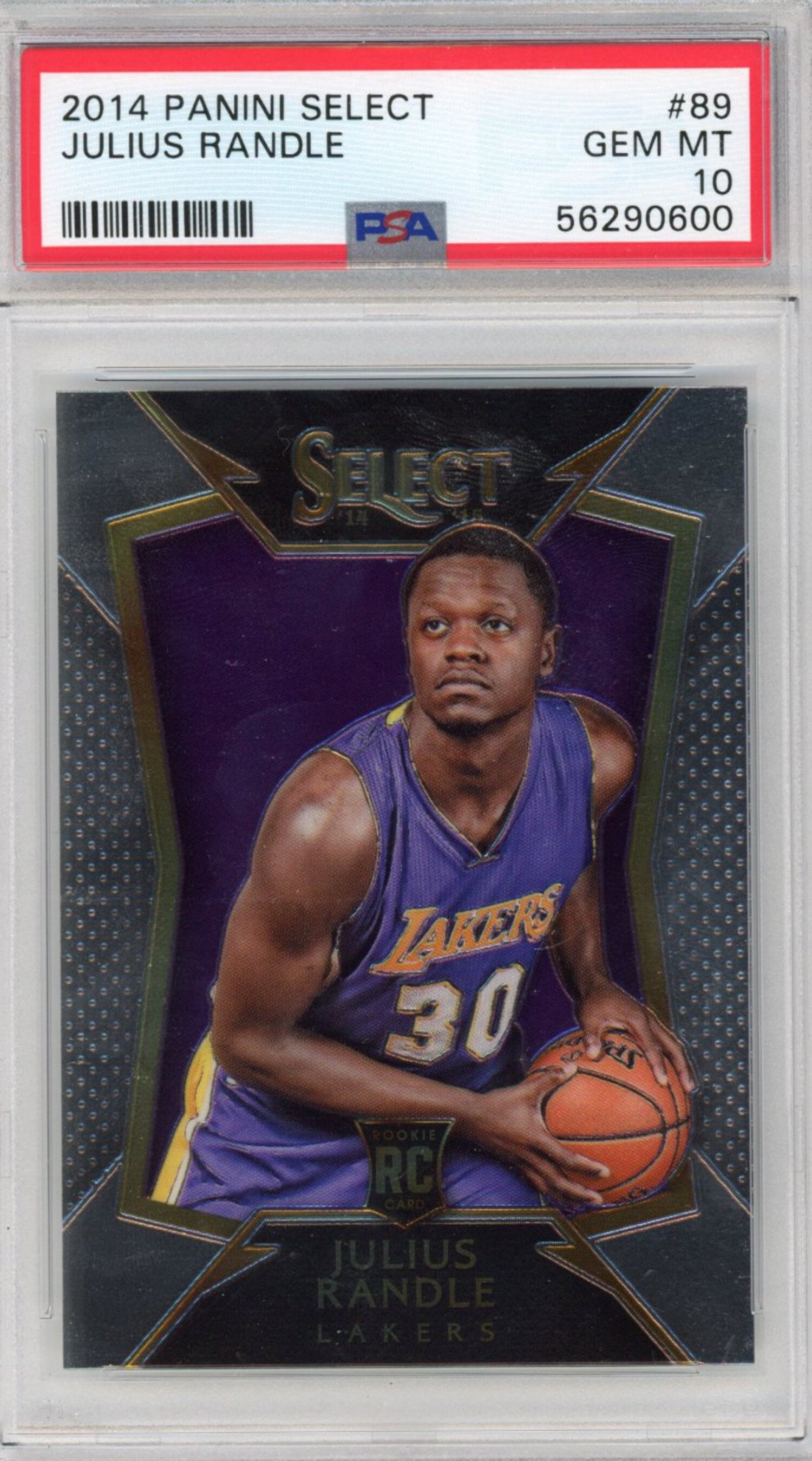 Graded 2014-15 Panini Select Julius Randle #89 Rookie RC Basketball ...