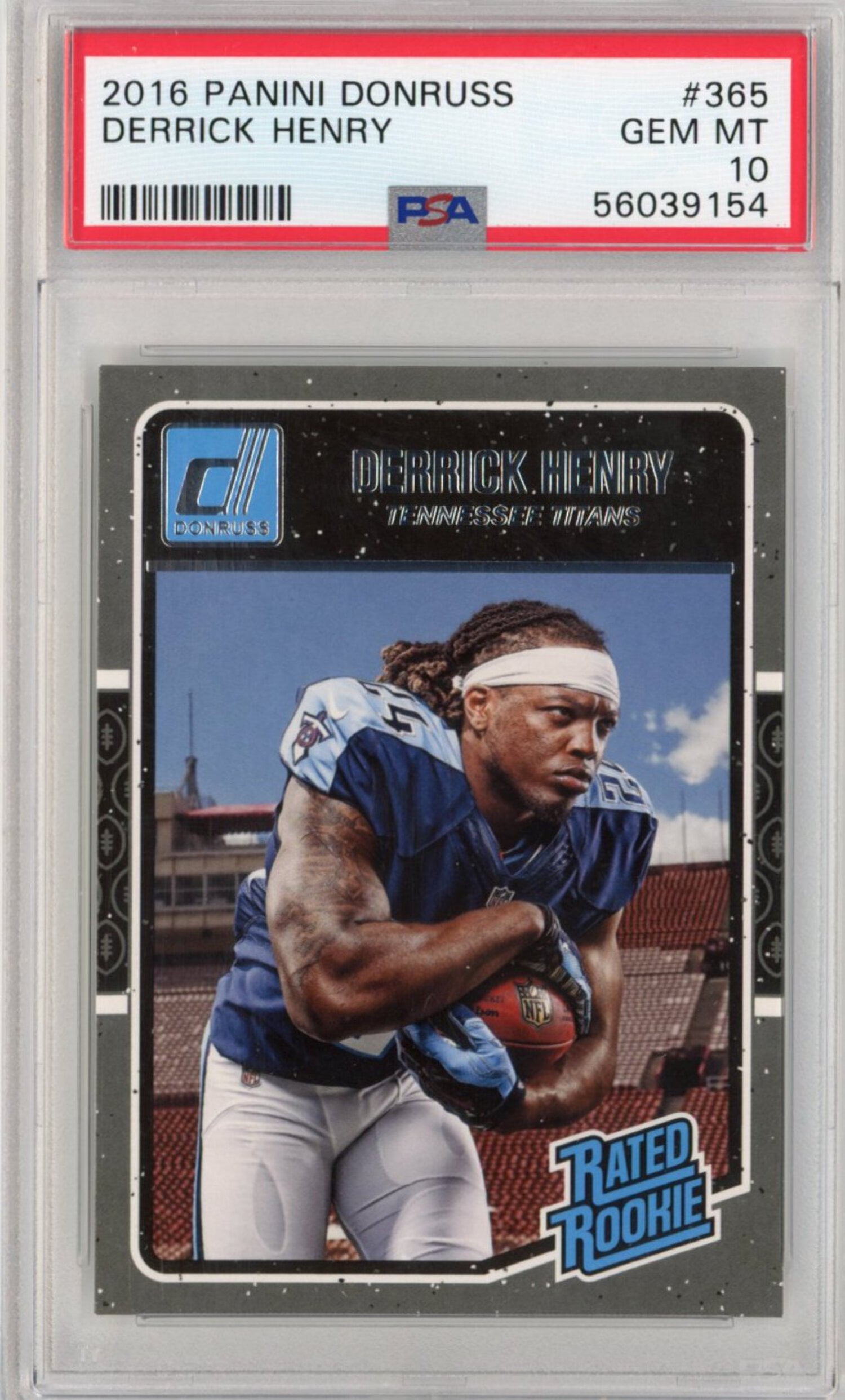 Graded 2016 Panini Donruss Derrick Henry #365 Rookie RC Football Card ...