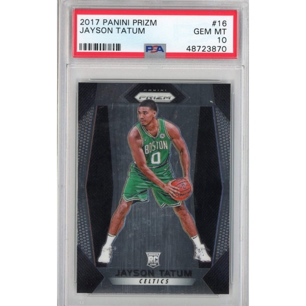 Graded 2017-18 Panini Prizm Jayson Tatum #16 Rookie RC Basketball Card ...