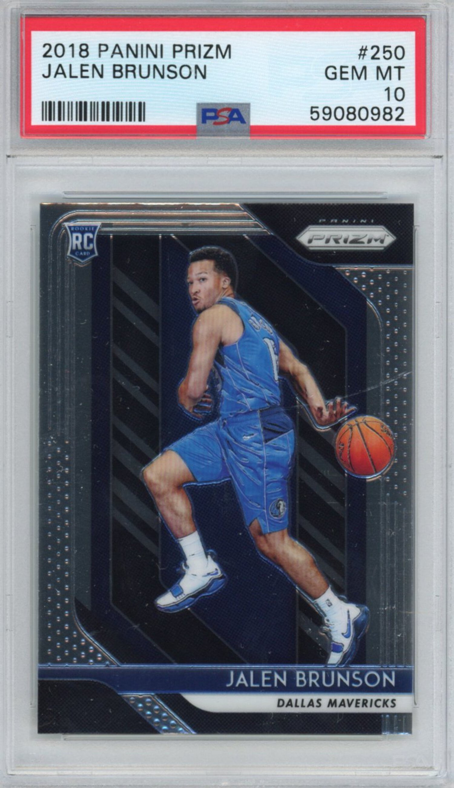 Graded 2018-19 Panini Prizm Jalen Brunson #250 Rookie RC Basketball ...