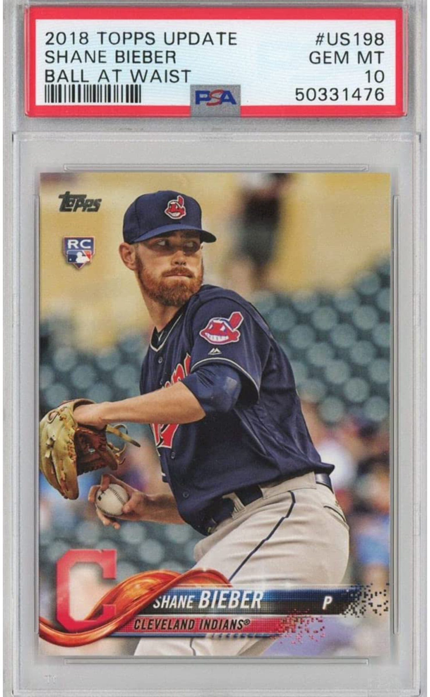Graded 2018 Topps Update Shane Bieber Rookie PSA 10 - Walmart Business ...