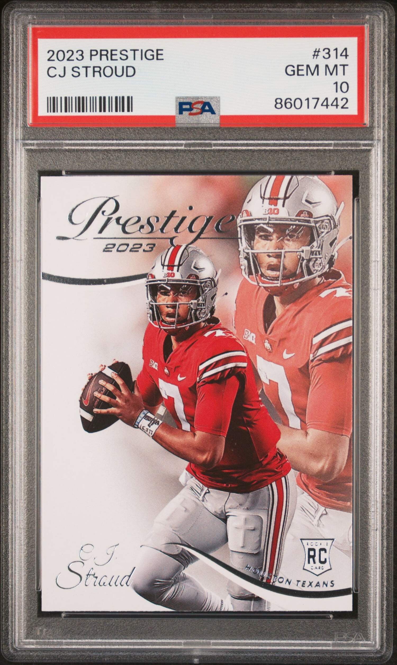 Graded 2023 Panini Prestige CJ Stroud #314 Rookie RC Football Card PSA ...