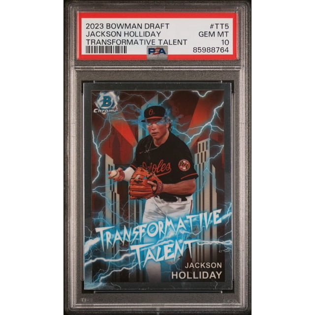 Graded 2023 Topps Bowman Draft Jackson Holliday #TT5 Transformative ...