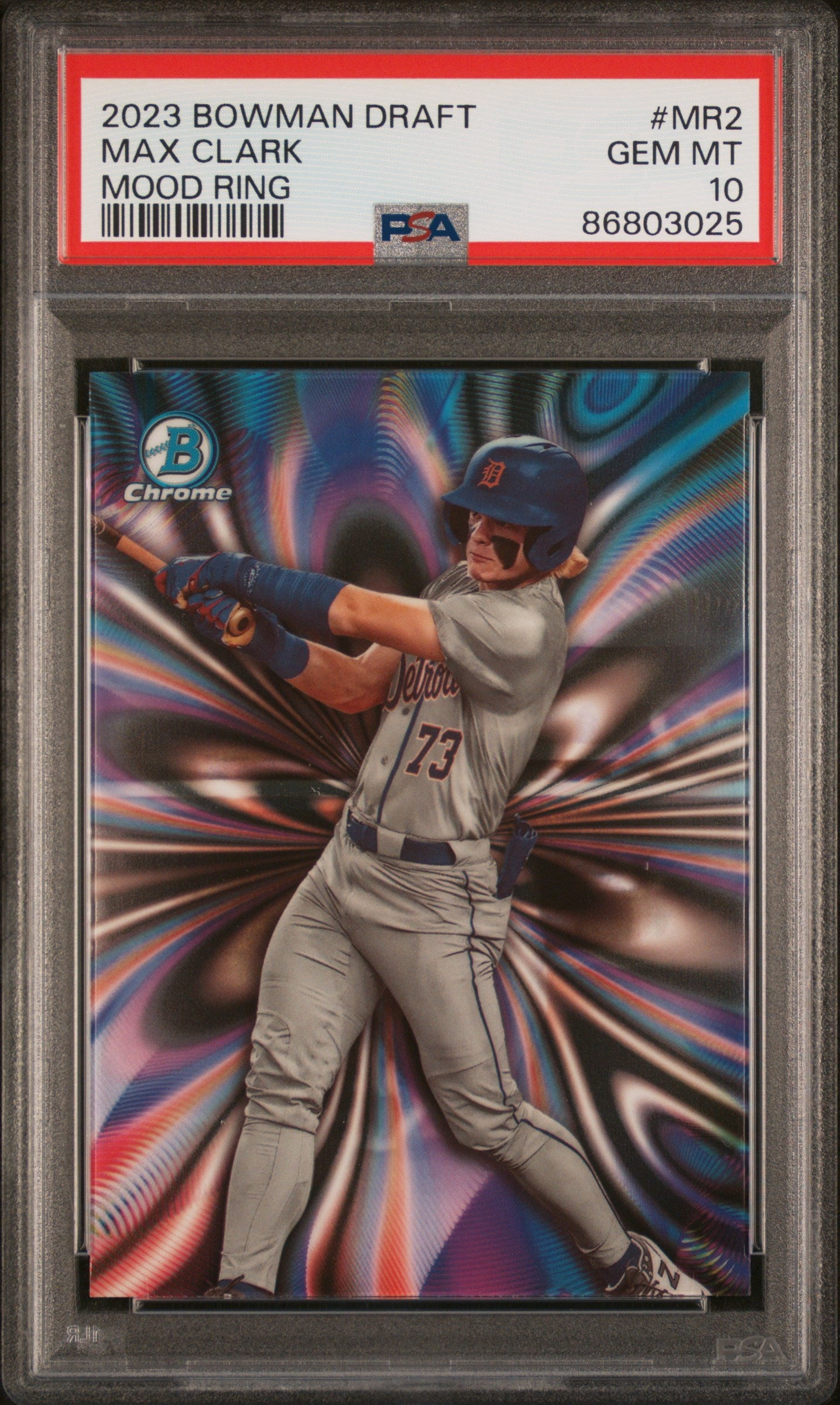 Graded 2023 Topps Bowman Draft Max Clark #MR2 Mood Ring Rookie RC ...