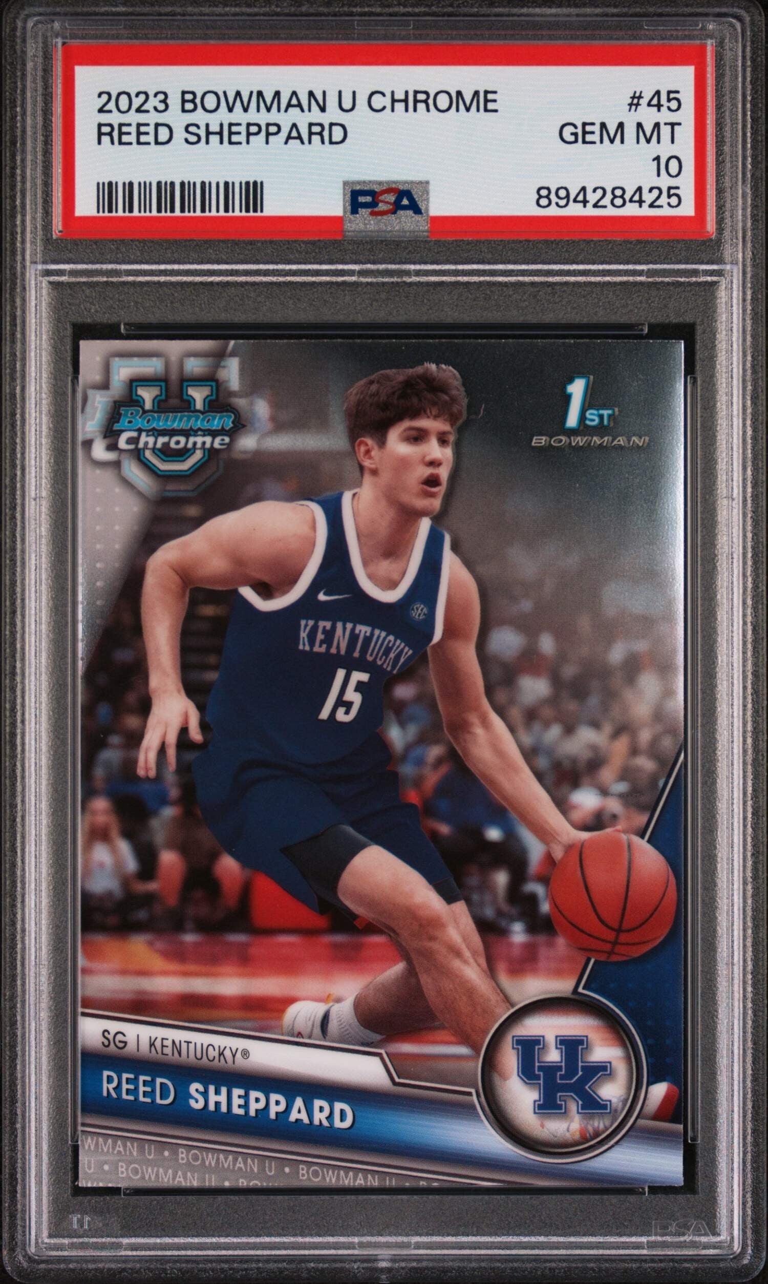 Graded 2023 Topps Bowman U Chrome Reed Sheppard #45 Rookie RC ...
