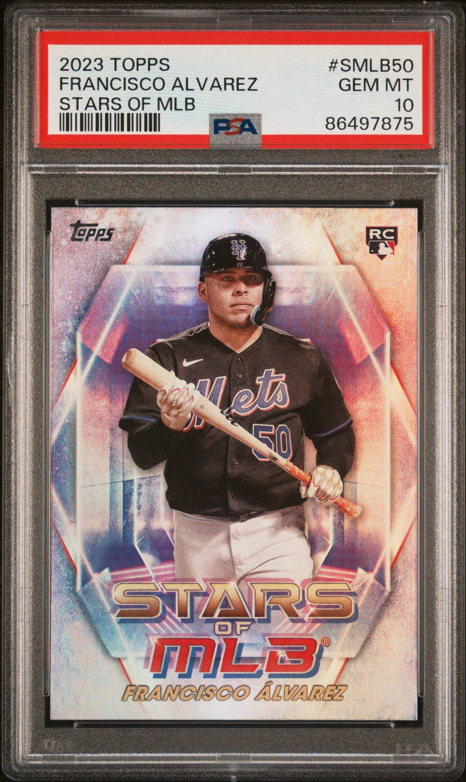 Graded 2023 Topps Francisco Alvarez #SMLB50 Stars of MLB Rookie RC ...