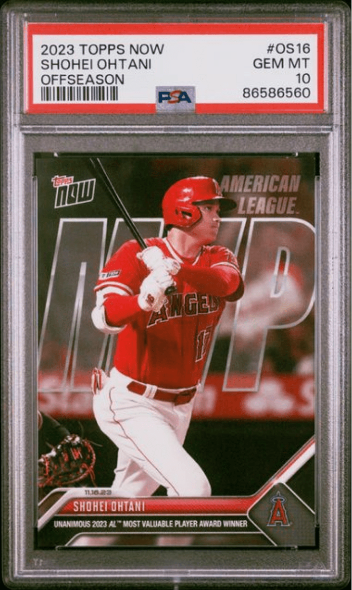 Graded 2023 Topps Now Shohei Ohtani #OS16 Offseason Baseball Card PSA ...