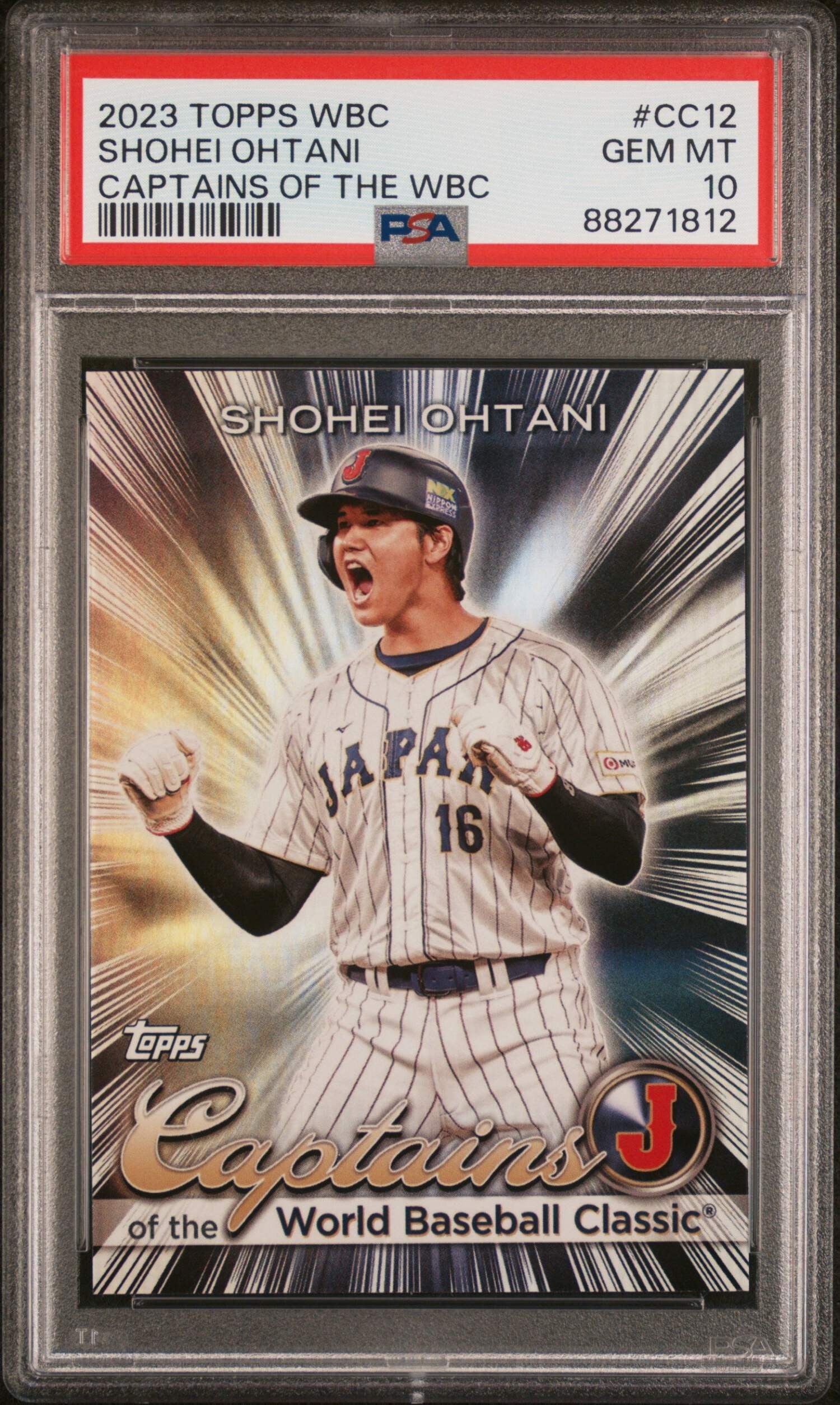 Graded 2023 Topps WBC Shohei Ohtani #CC12 Captains of the WBC Baseball ...