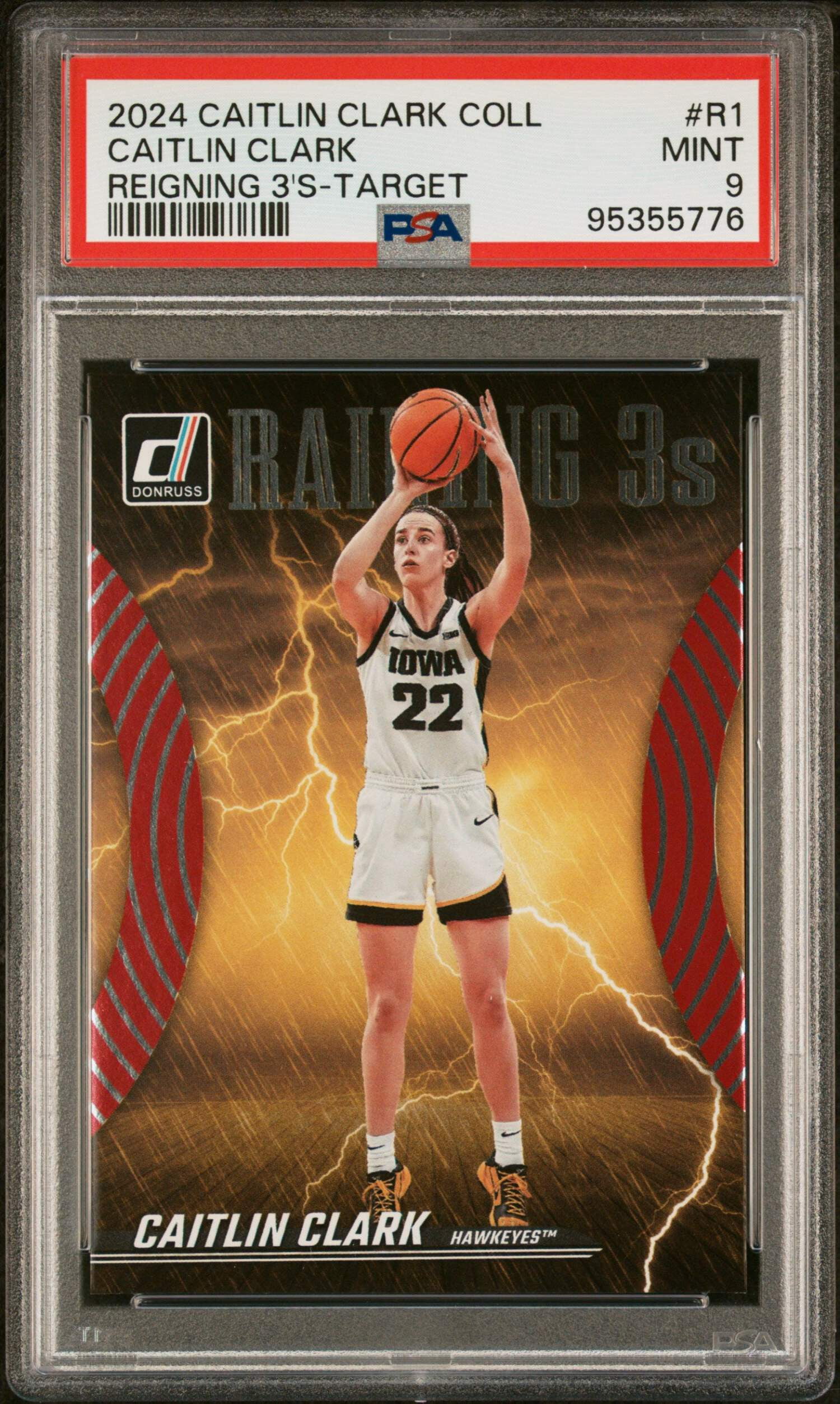 Graded 2024 Panini Caitlin Clark Collection Caitlin Clark #R1 Reigning ...