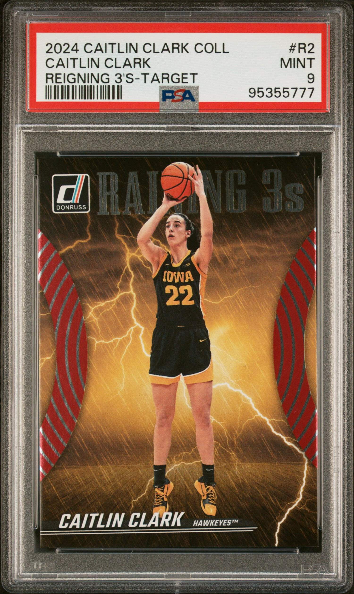 Graded 2024 Panini Caitlin Clark Collection Caitlin Clark #R2 Reigning ...