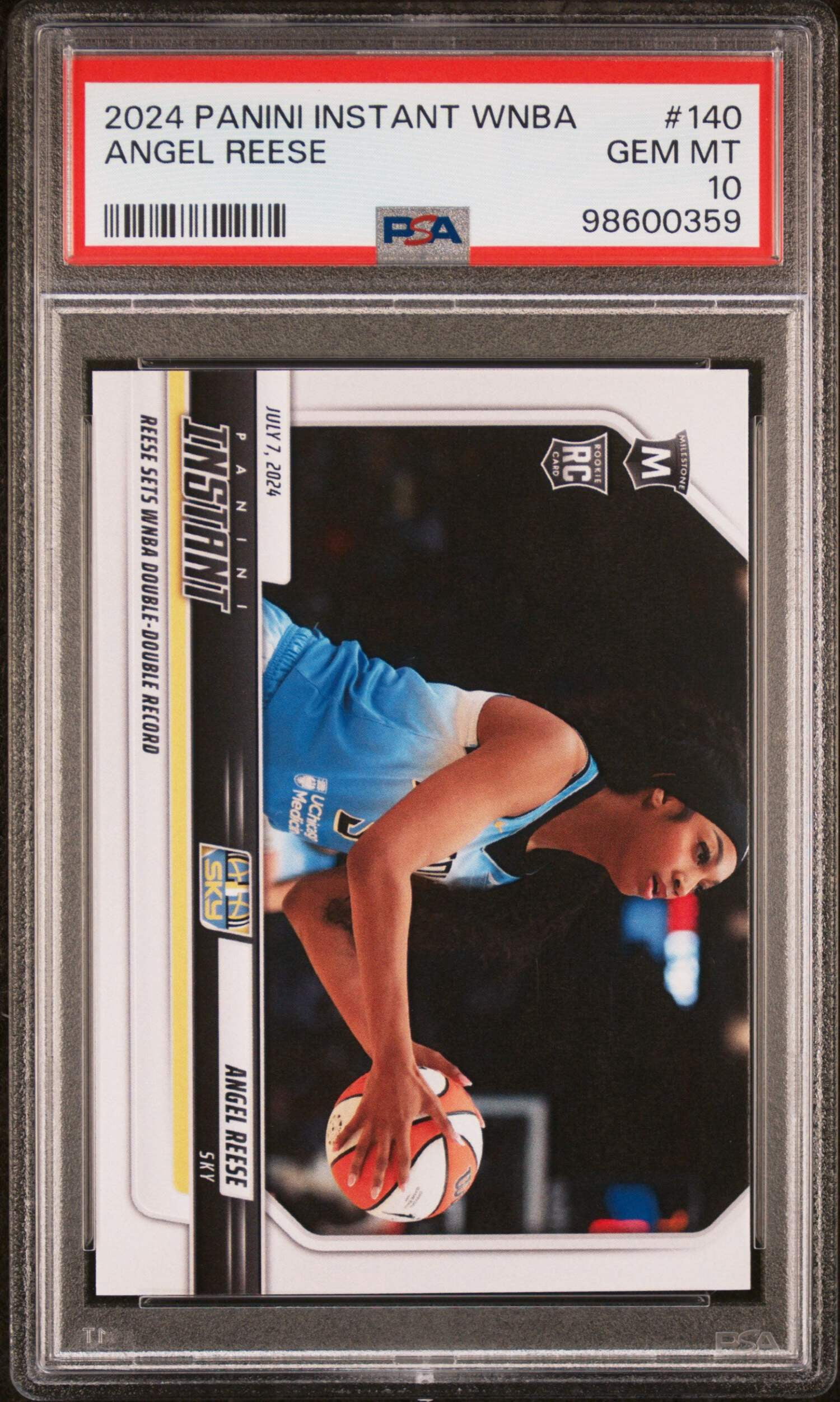 Graded 2024 Panini Instant WNBA Angel Reese #140 Rookie RC Basketball ...