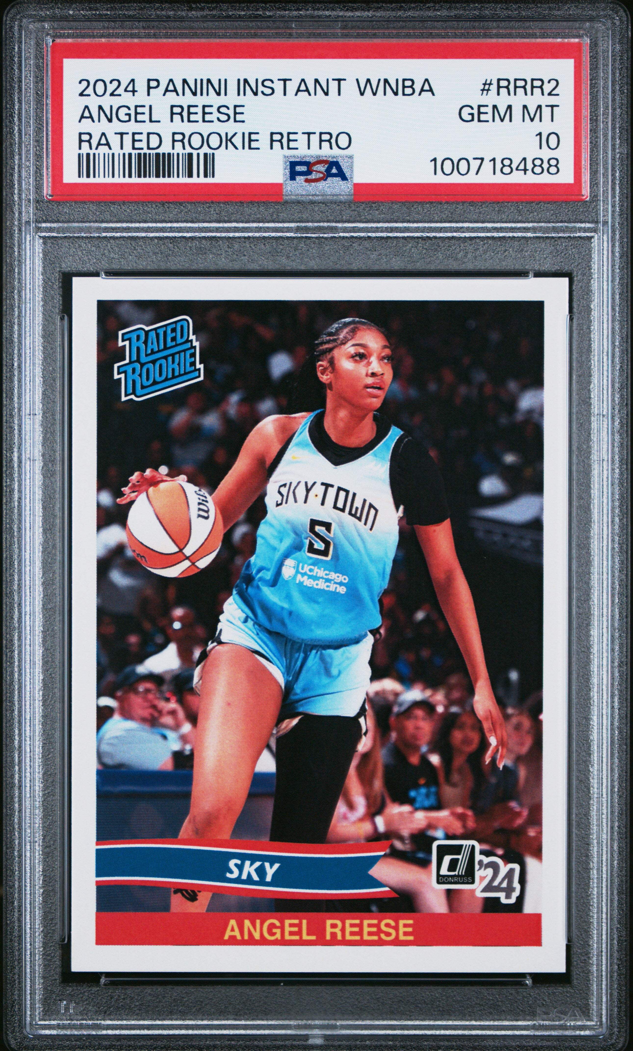 Graded 2024 Panini Instant WNBA Angel Reese #RRR2 Rated Rookie Retro ...