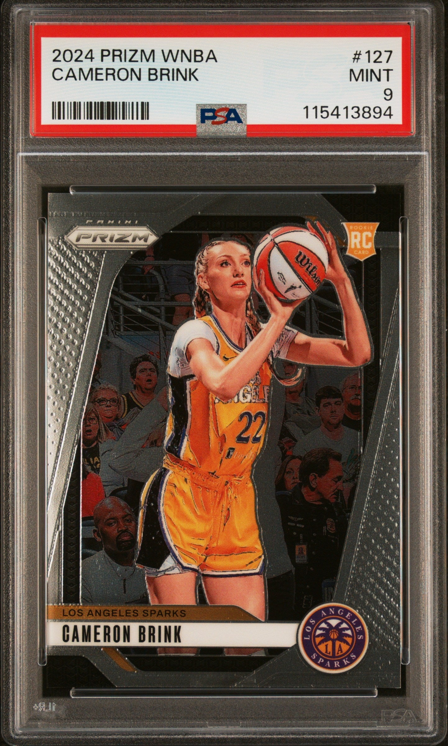 Graded 2024 Panini Prizm WNBA Cameron Brink #127 Rookie RC Basketball ...