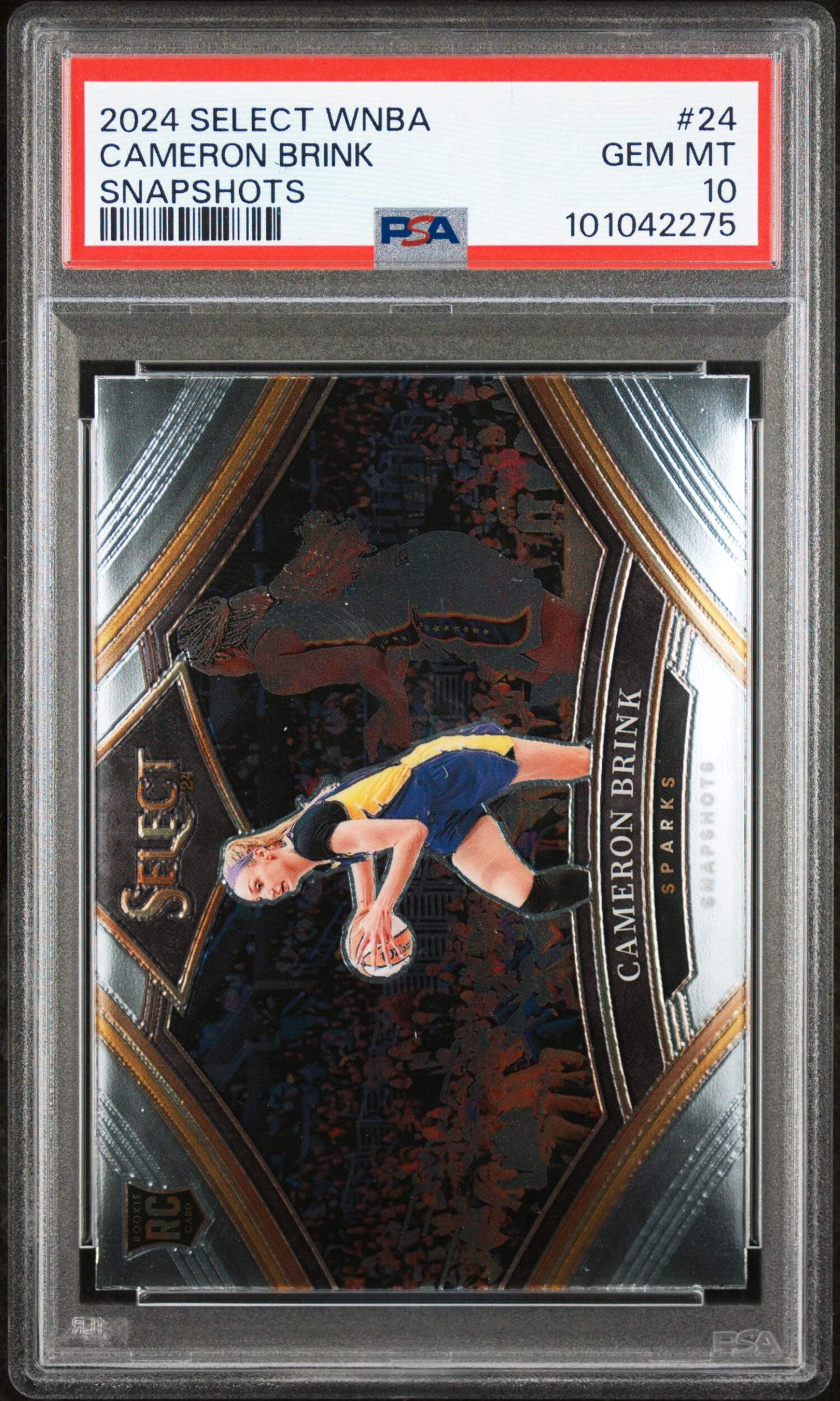 Graded 2024 Panini Select WNBA Cameron Brink #24 Snapshots Rookie RC ...