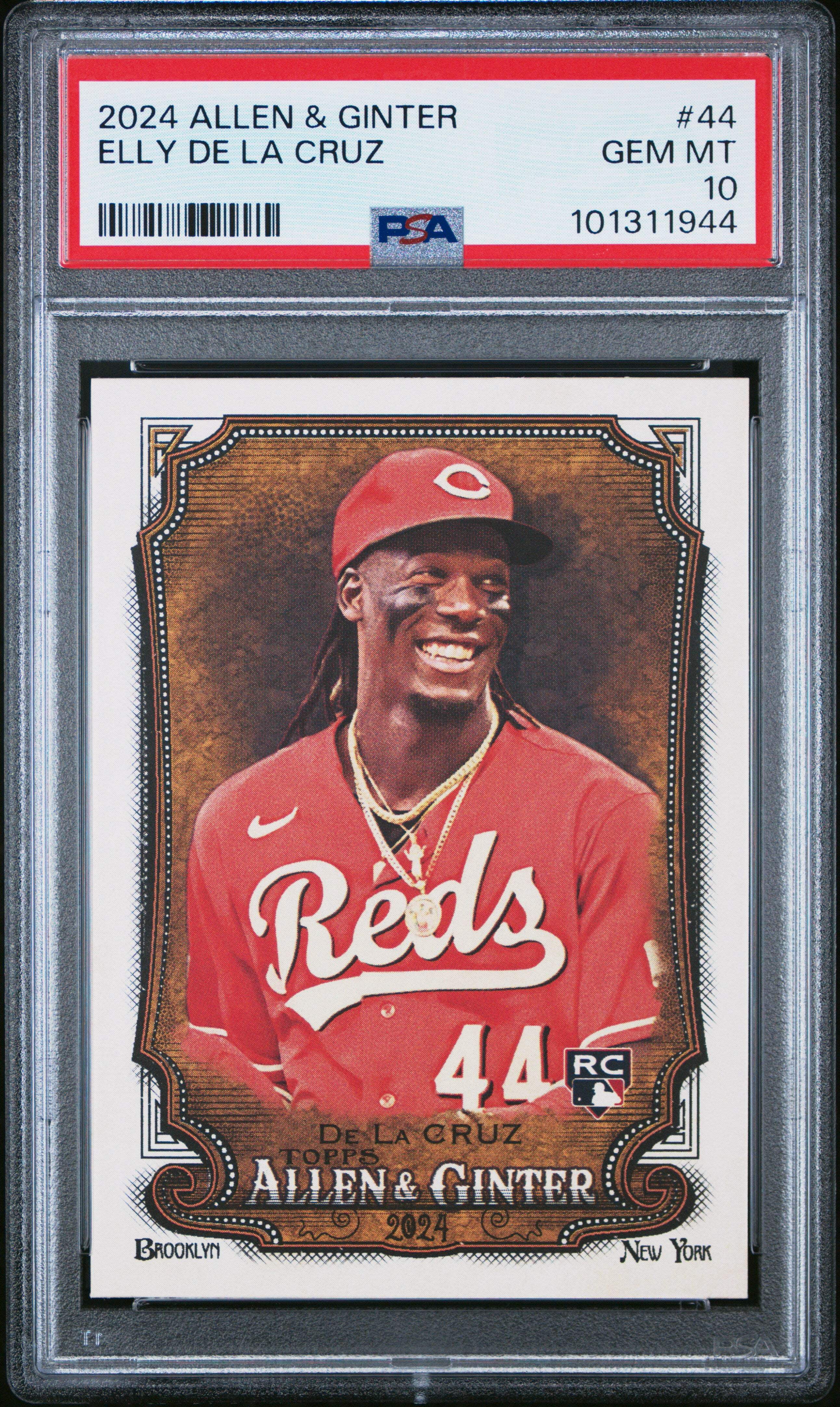 Graded 2024 Topps Allen Ginter Elly De La Cruz #44 Rookie RC Baseball ...