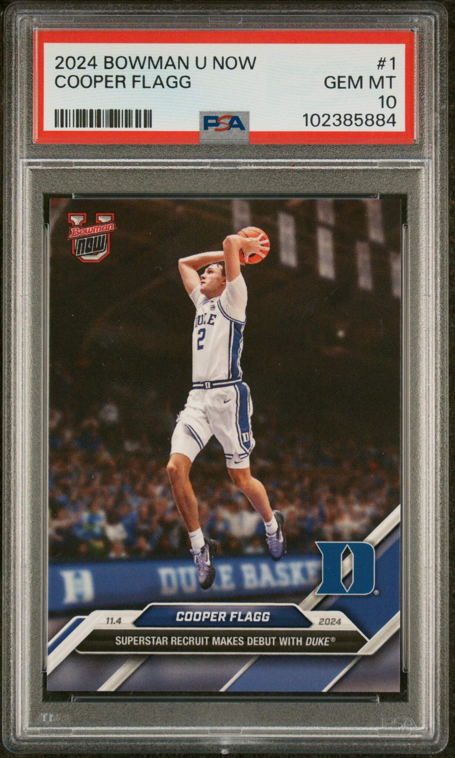 Hall of Fame Sports, 2024 Topps Bowman U Now Cooper Flagg Rookie Card ...