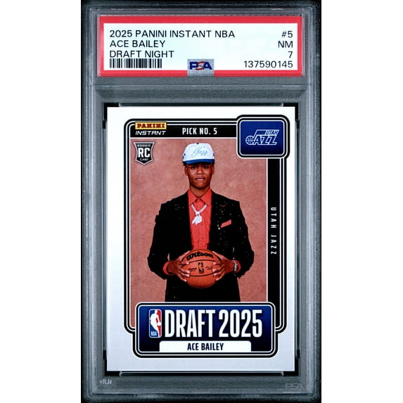 Graded 2025 Panini Instant Ace Bailey #5 Draft Night Rookie RC ...
