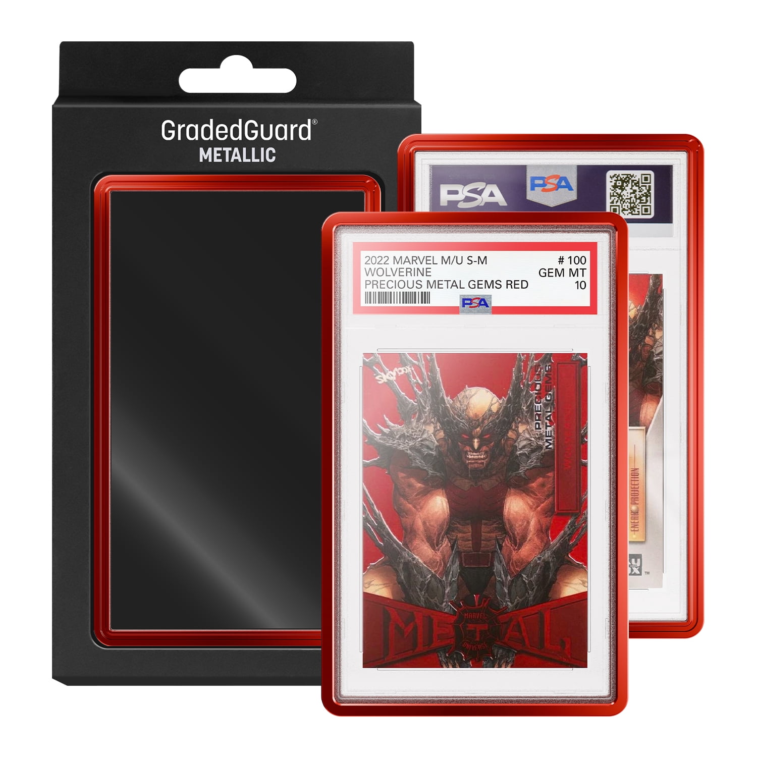 GradedGuard Metallic Matte PSA Card Slab Protector Case - Premium Gold ...