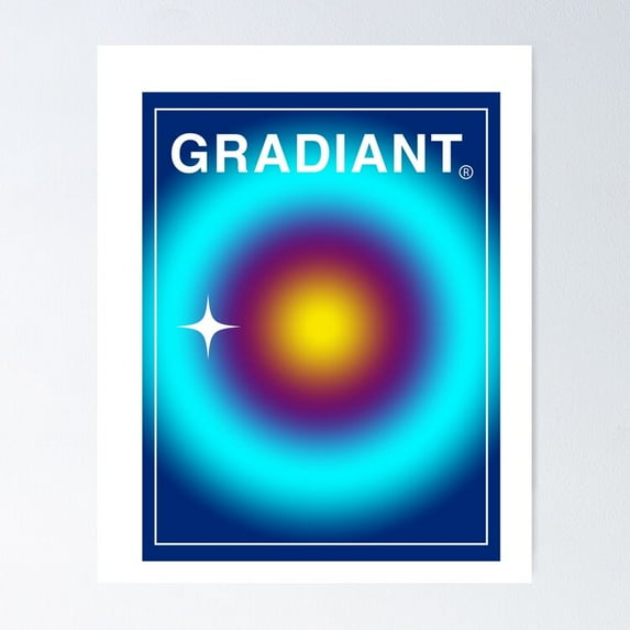 Gradiant 06 Master Poster- Unframed Poster | Wall Art | Perfect For Home Decor & Gifts, 18x24 ...