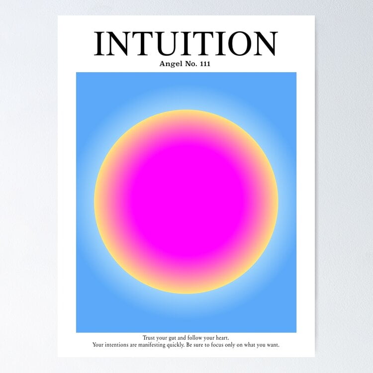 Gradient Angel Numbers: Angel Number 111 - Intuition (Magenta & Cyan ...