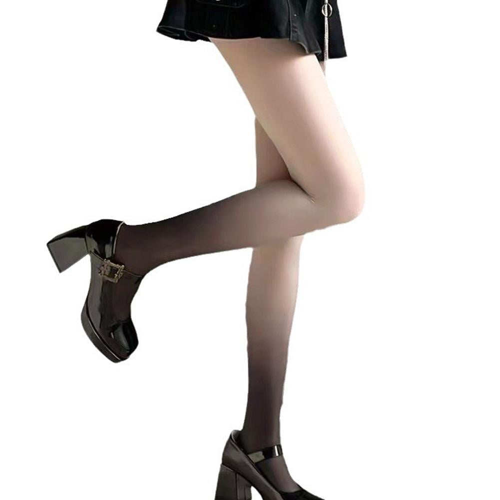 Gradient Black And Gray A Pantyhose Gradient Color Stockings Autumn ...