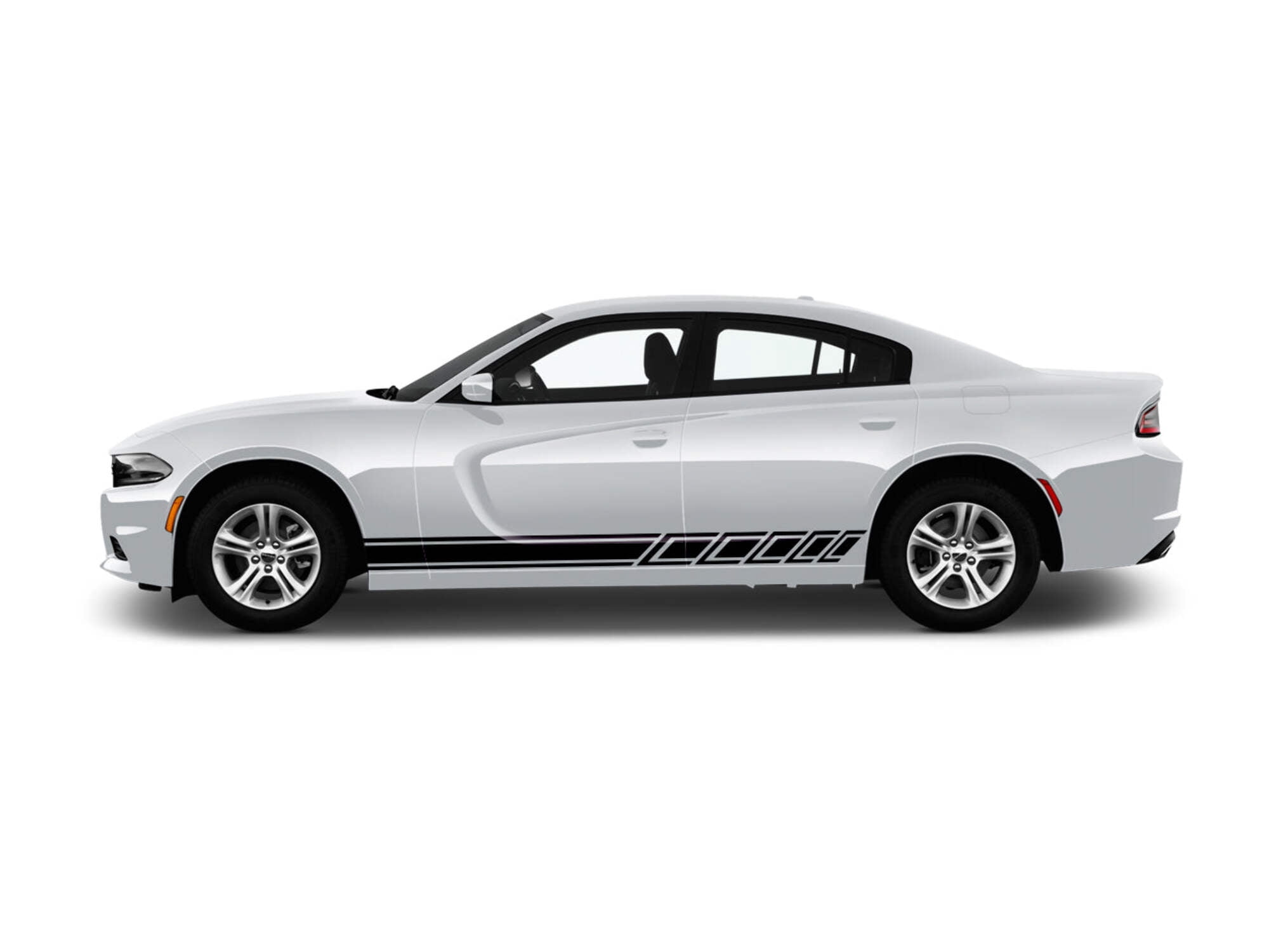 Gradient Block Side Skirt Air Release Decal Kit Fits Dodge Charger 2011 ...